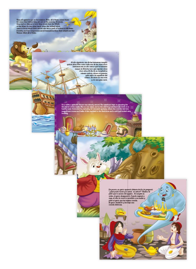 Cuentos bilingües – Mi biblioteca portable